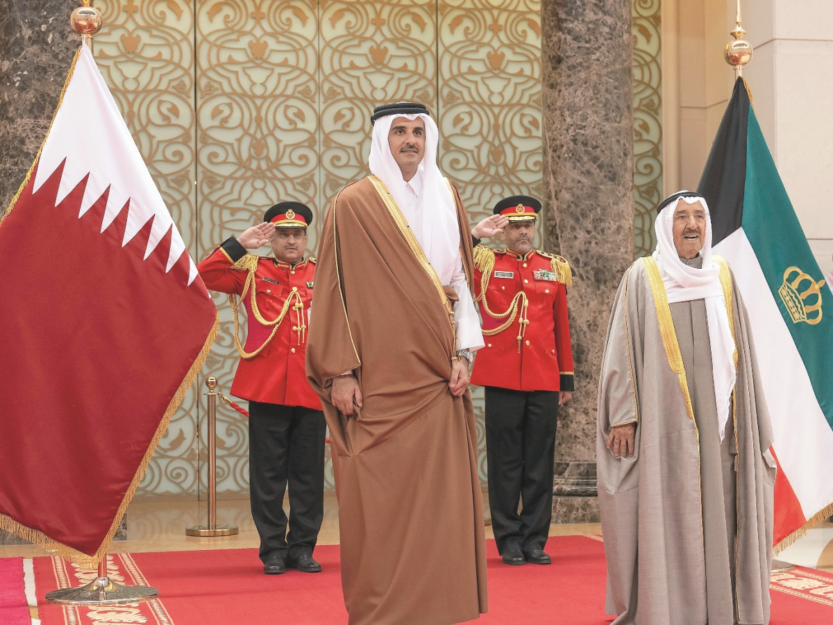 Qatar and Kuwait pledge to enhance relations | The Peninsula Qatar