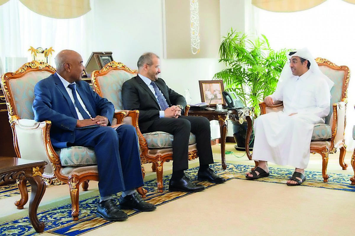 Al Marri discusses partnership with OHCHR official | The Peninsula Qatar