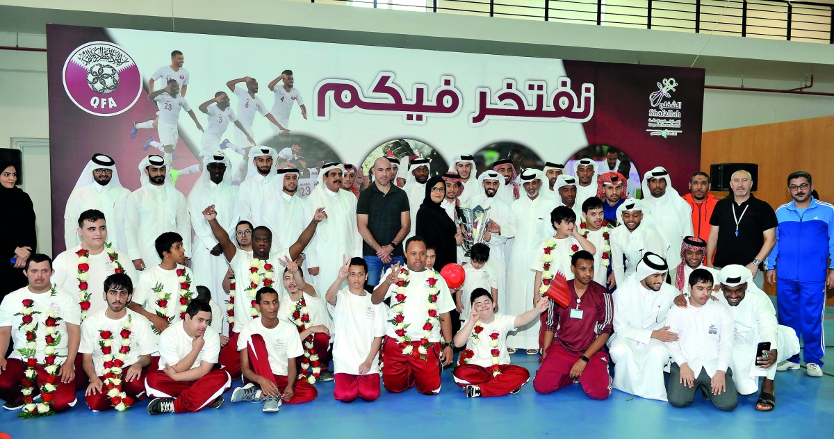 Qatar National Football Team visits Shafallah Center | The Peninsula Qatar