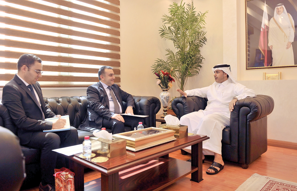 Azerbaijan Ambassador visits The Peninsula | The Peninsula Qatar
