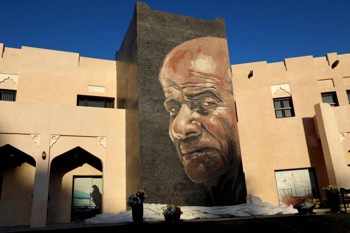 Katara unveils massive mural made with more than one million mosaic ...