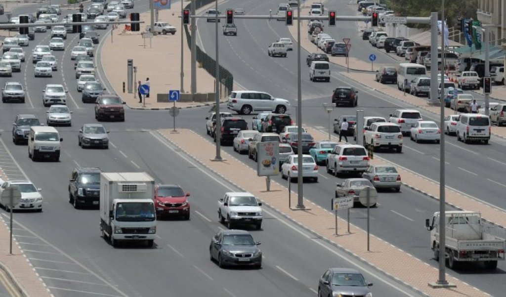 Locations of the 16 roads in Qatar with mobile radars (Sunday, March 3 ...