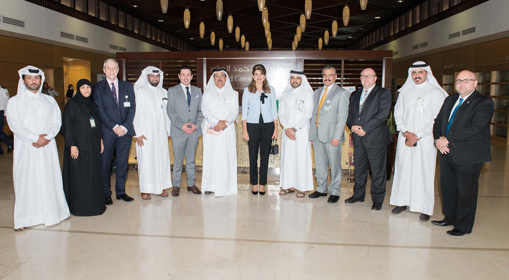 Princess Dina Mired of Jordan visits NCCCR and HGH | The Peninsula Qatar