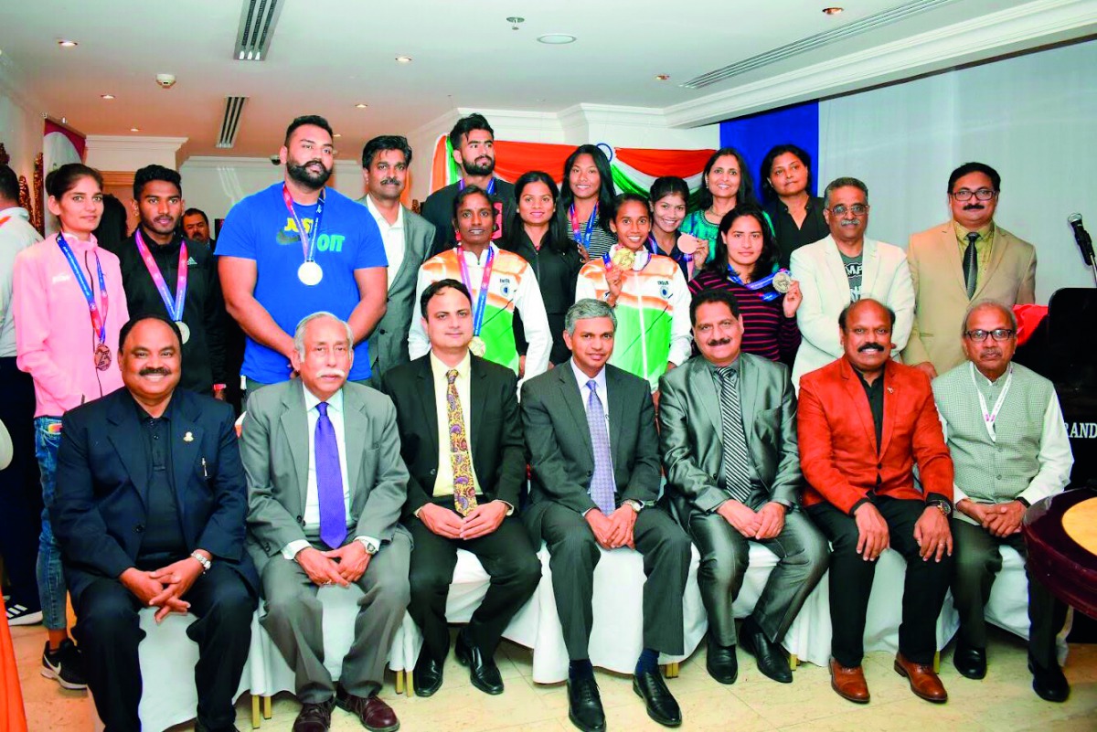 ISC honours Indian National Athletics team | The Peninsula Qatar