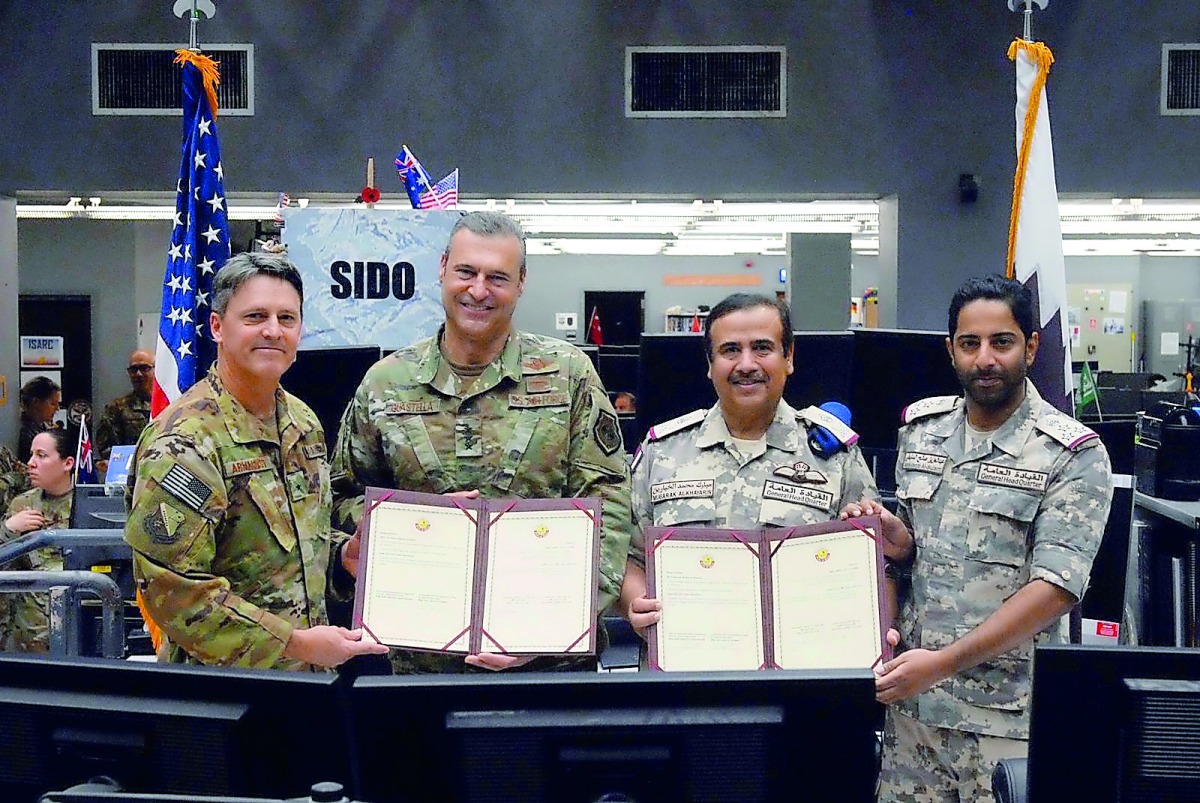 QAF and Al Udeid Airbase celebrate signature of Nato Standard Operating ...