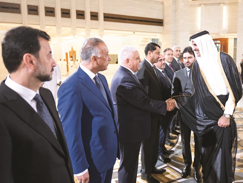 Amir and Iraq PM review bilateral relations | The Peninsula Qatar