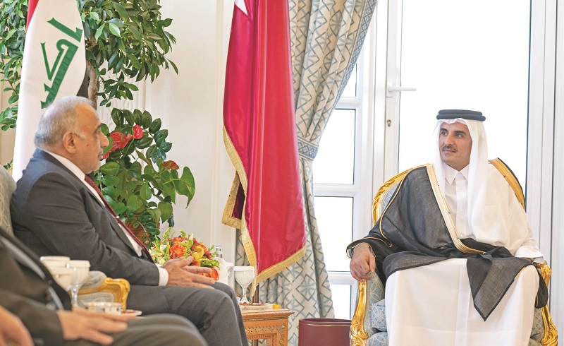 Amir and Iraq PM review bilateral relations | The Peninsula Qatar