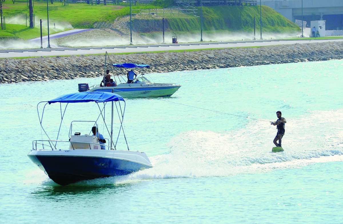 Surfing on a summer day | The Peninsula Qatar