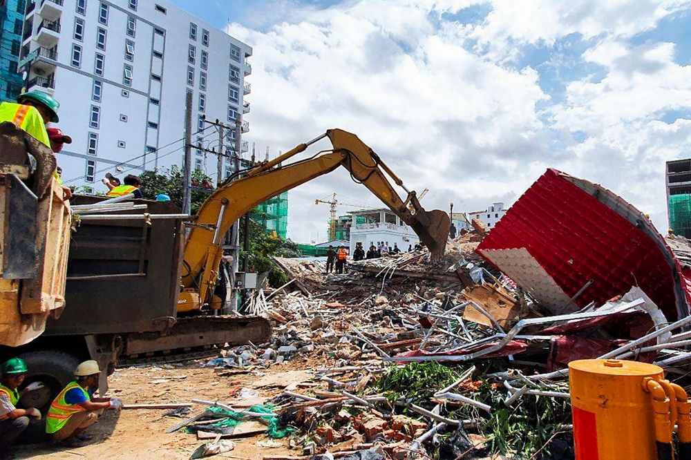 Three dead, more feared buried in Cambodia building collapse | The ...