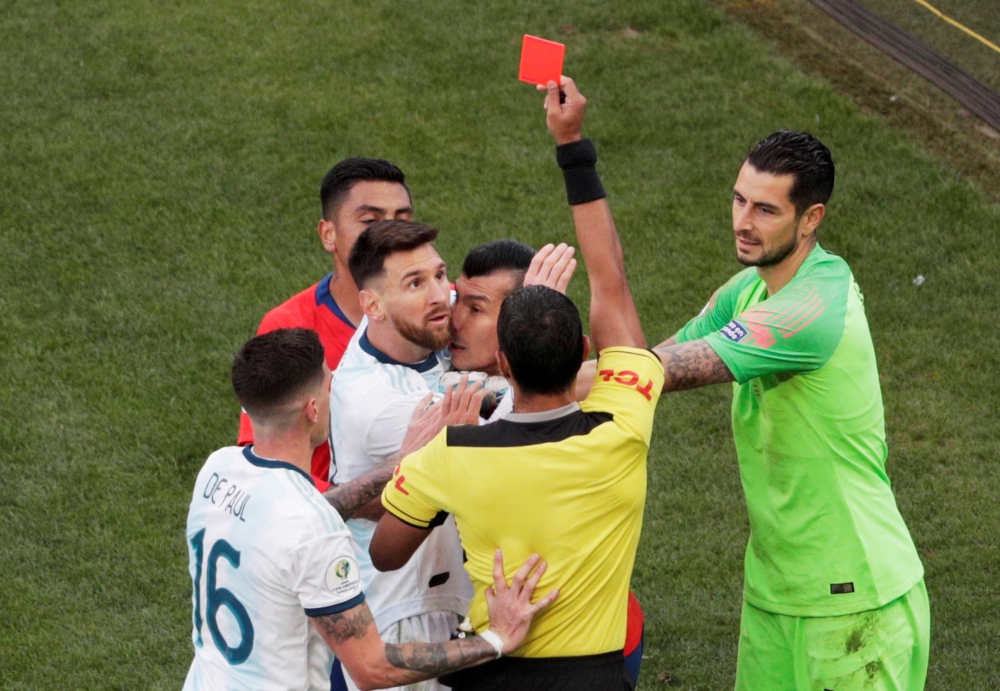 Messi slams referees, corruption after Copa America red card | The ...