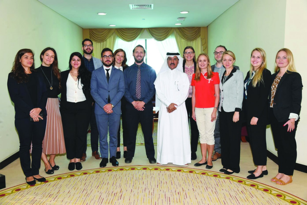 Al Hammadi meets AOC delegation | The Peninsula Qatar