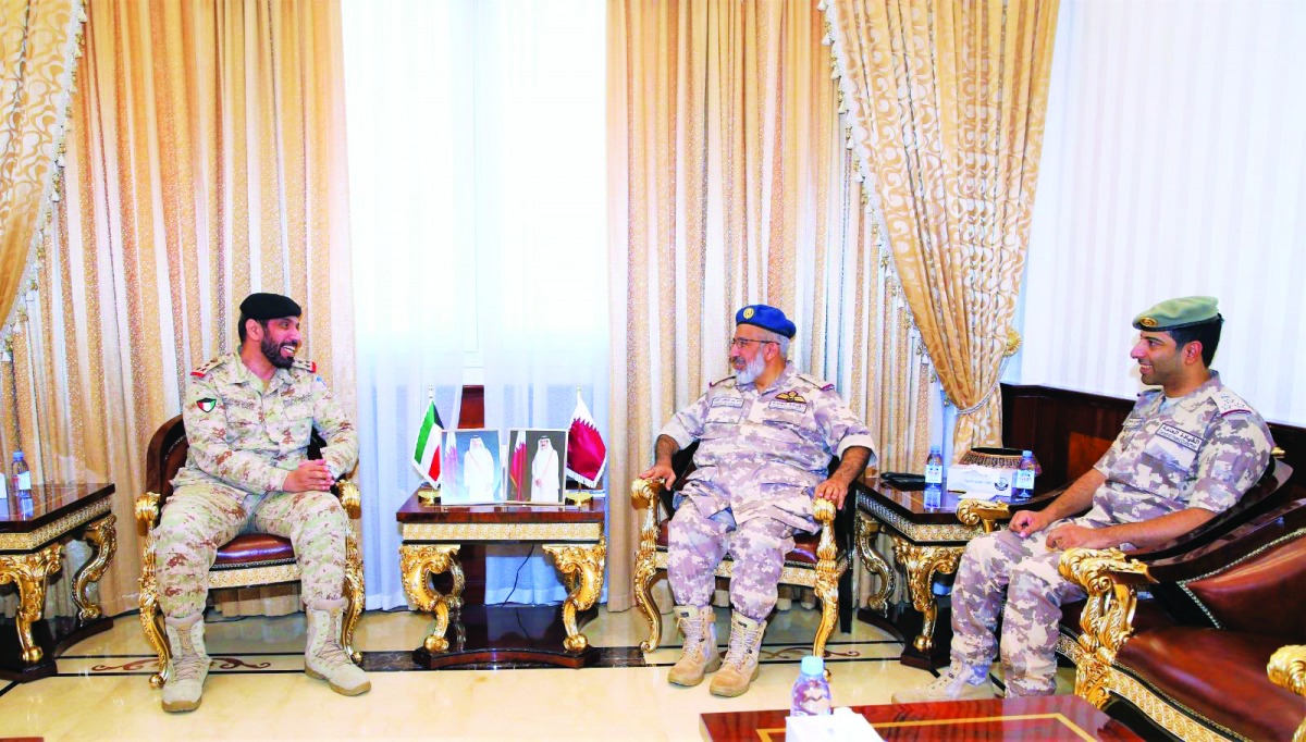 Chief of Staff meets Kuwaiti Military Attache’ | The Peninsula Qatar
