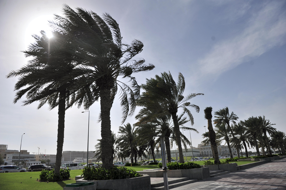 Qatar Meteorology Department warns of strong wind in the afternoon ...