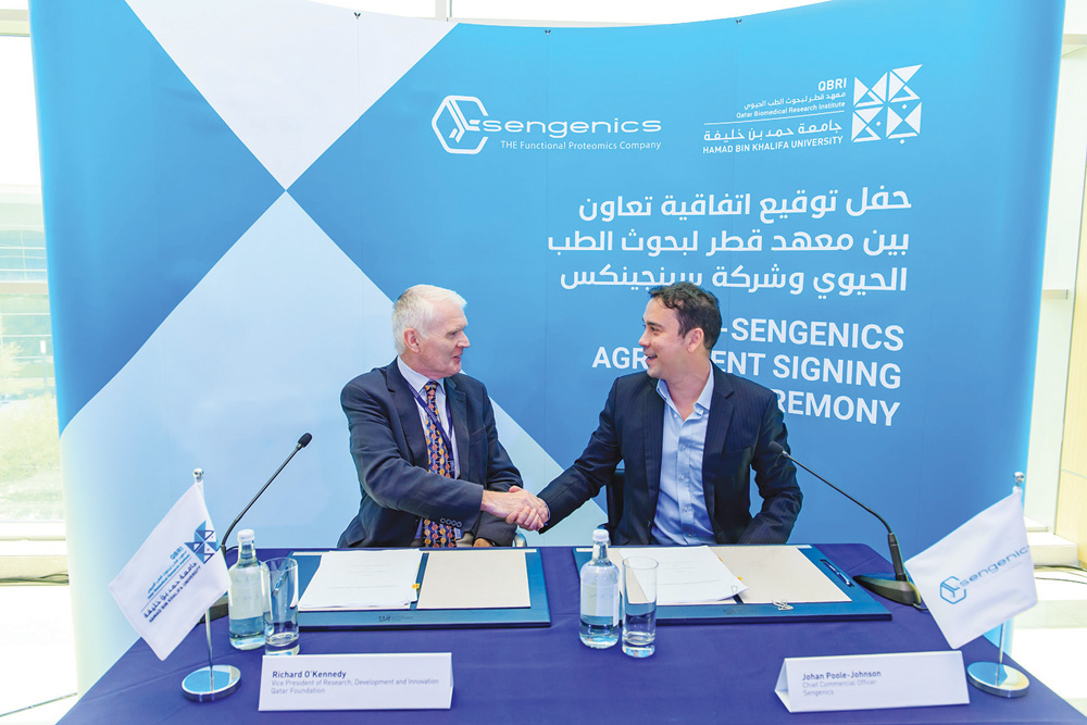 Qatar Biomedical Research Institute signs pact with Sengenics for ...
