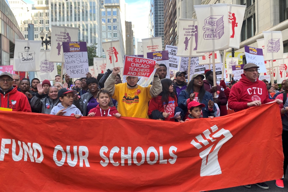 Hackles rise as Chicago teachers strike drags into day 10 | The ...