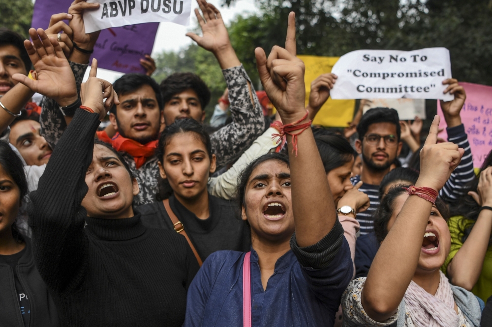 Indian students protest increased housing fees at university | The ...