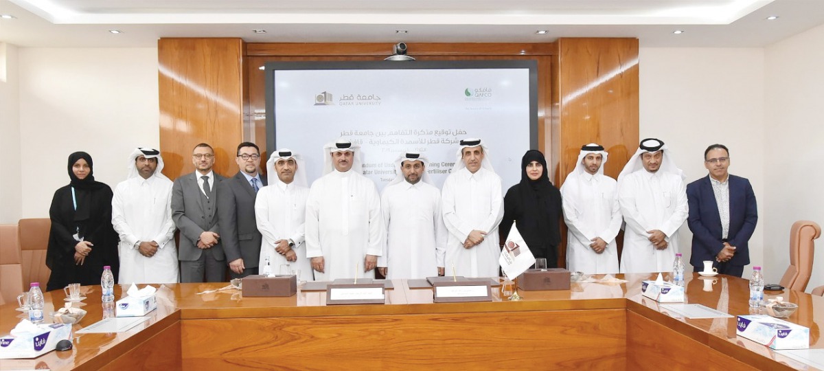 Qatar University signs MoU with Qafco | The Peninsula Qatar