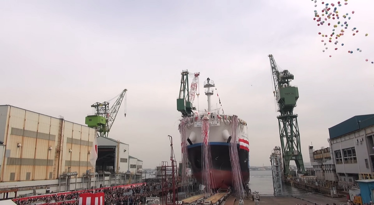 World’s first liquid Hydrogen ship debuts in Green economy boost | The ...