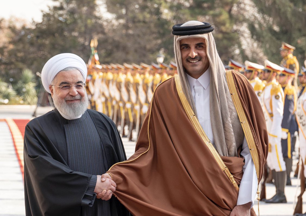 Amir accorded official reception in Tehran | The Peninsula Qatar