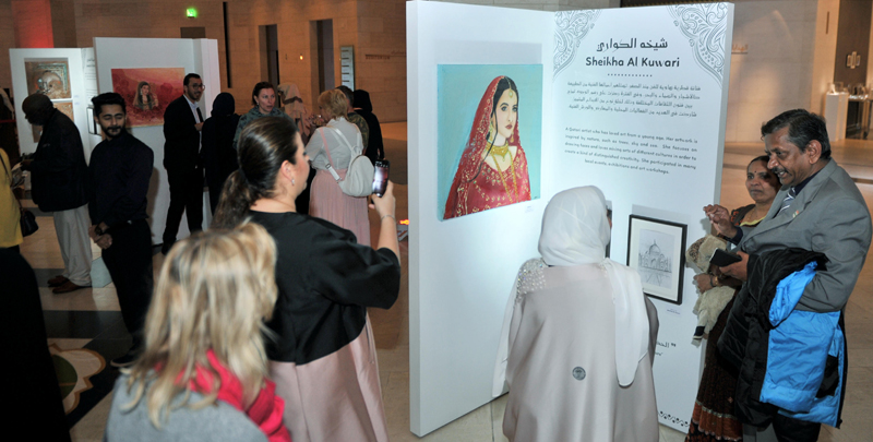 Qatari artists showcase artworks inspired by trip to India | The ...