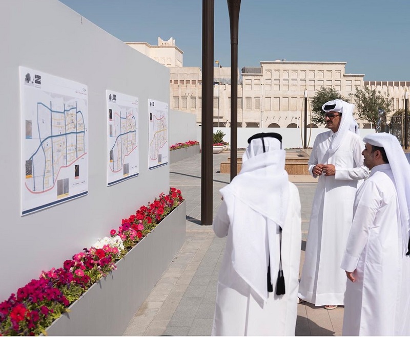 Amir visits Doha Central Development Project | The Peninsula Qatar