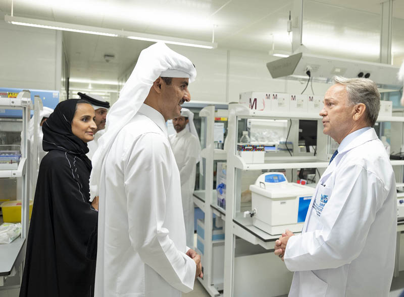 Amir visits Qatar Foundation research centres | The Peninsula Qatar