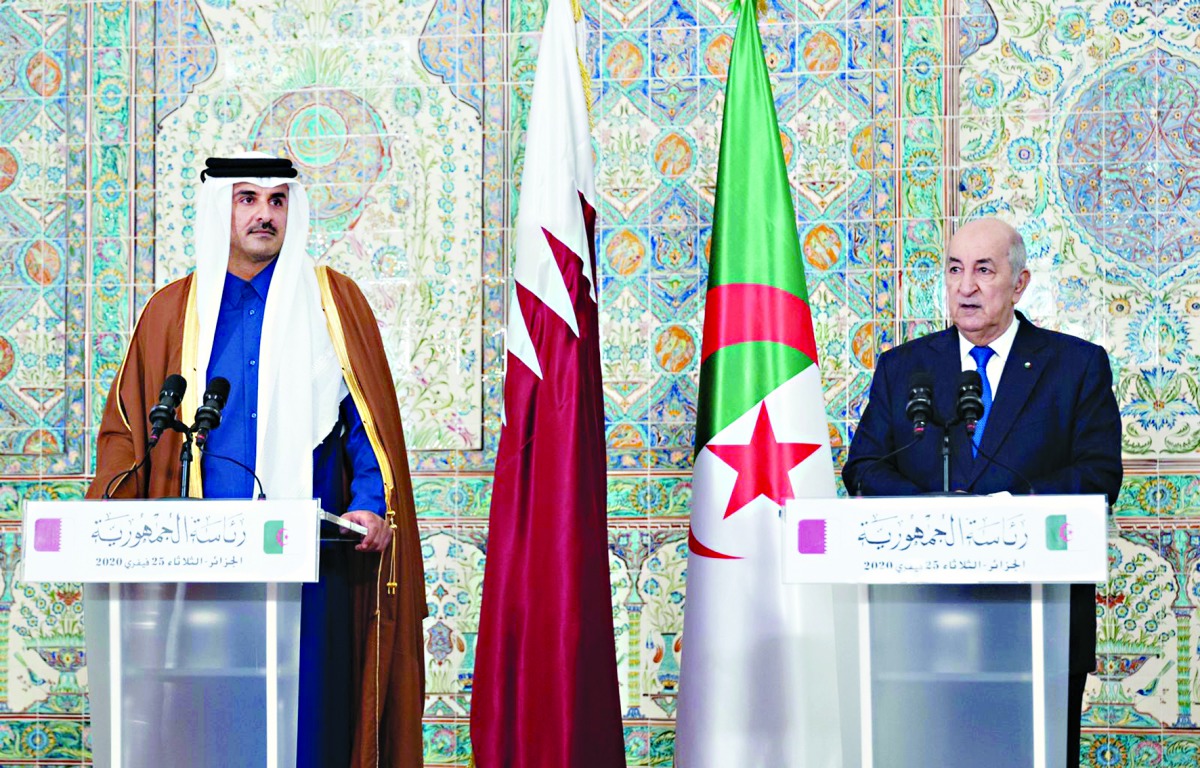 Amir: Qatar, Algeria to boost economic, investment ties further | The ...