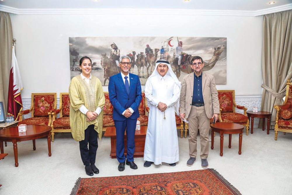 Qatar Red Crescent discusses importance of humanitarian work in areas ...