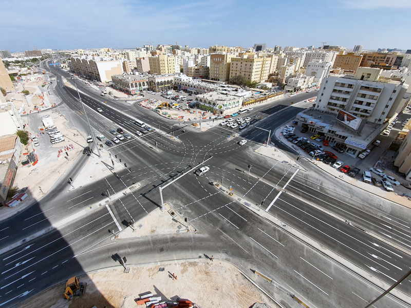 Sana Intersection opens for traffic | The Peninsula Qatar