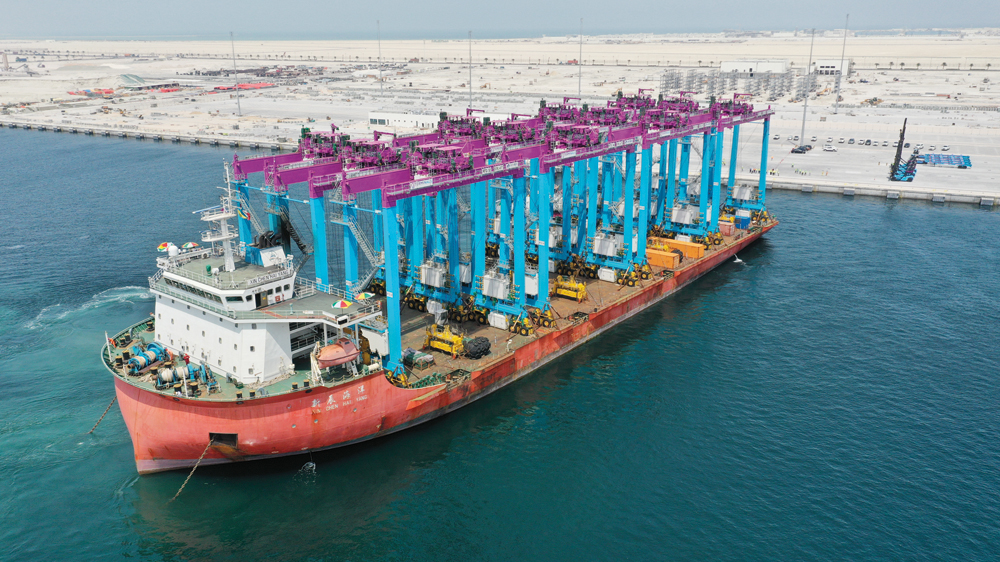First vessel arrives at Hamad Port’s CT2 | The Peninsula Qatar