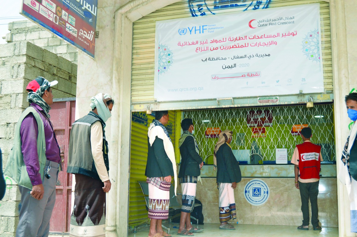 QRCS, OCHA provide shelter for IDP families in Yemen | The Peninsula Qatar