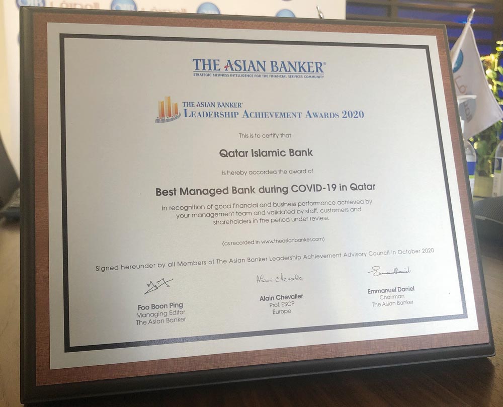 QIB named as ‘Best Managed Bank’ and ‘Best Bank CEO Response’ during ...