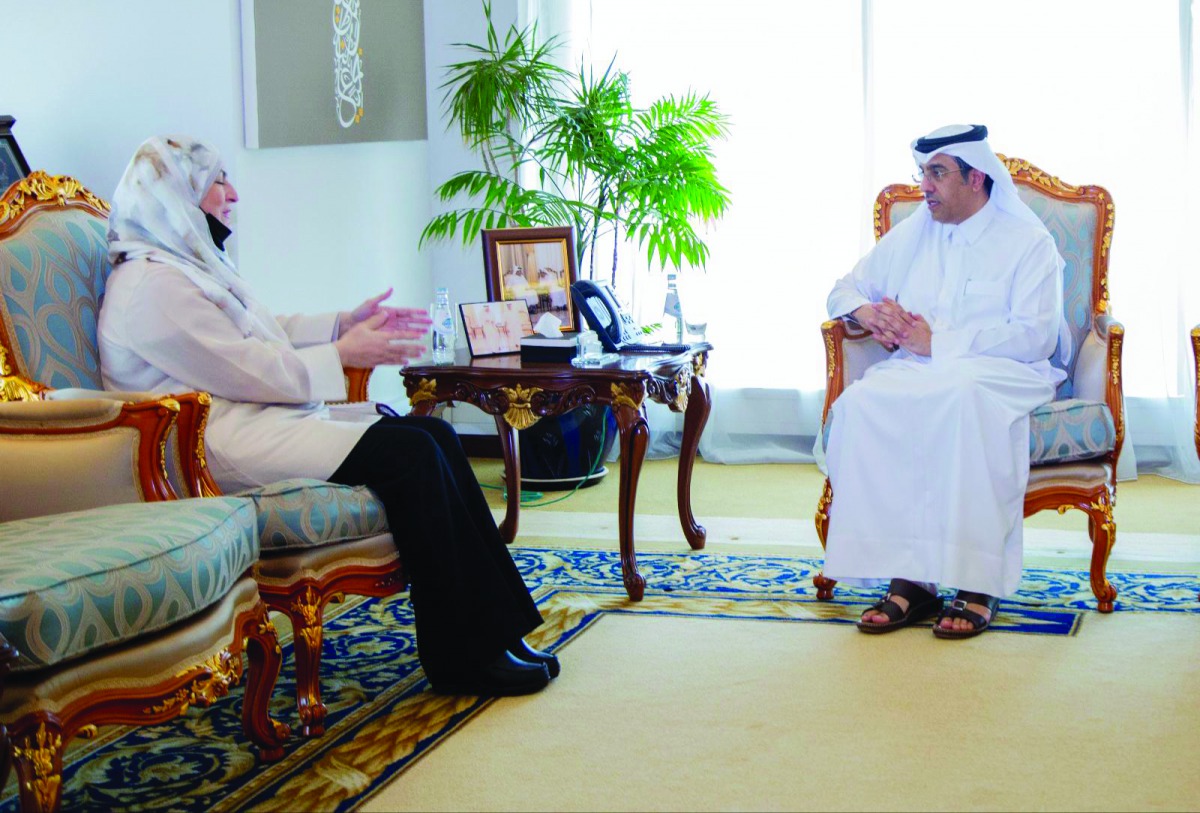 NHRC Chairman meets IOM official | The Peninsula Qatar