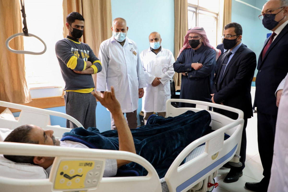 Al Emadi inspects work progress at Hamad Hospital in Gaza | The ...