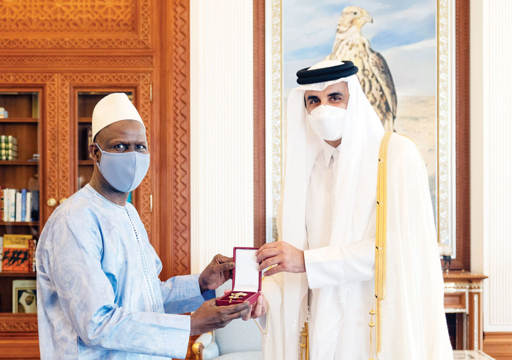 Amir honours Senegal Ambassador | The Peninsula Qatar