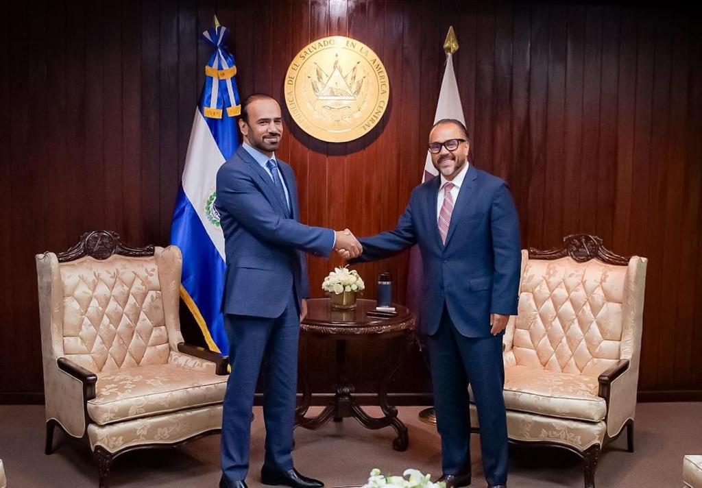 El Salvador Legislative Assembly President meets Qatari Chargé d ...