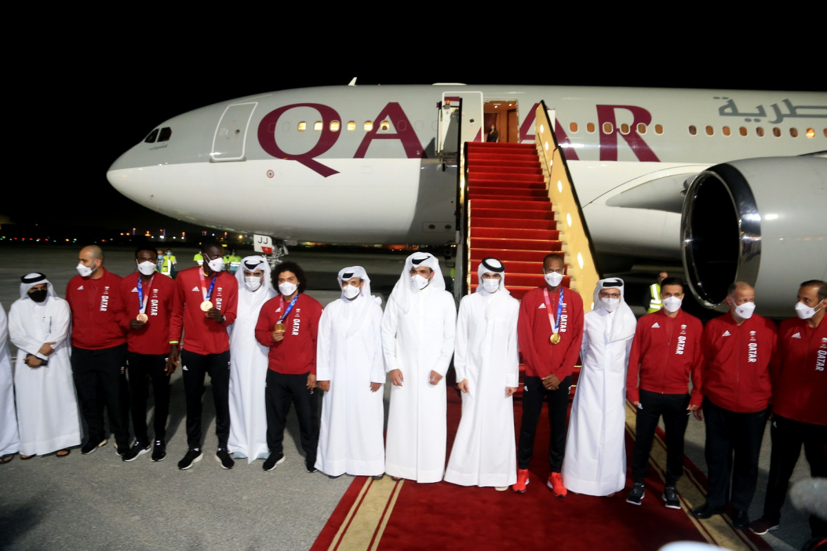 Team Qatar returns after Olympic glory | The Peninsula Qatar