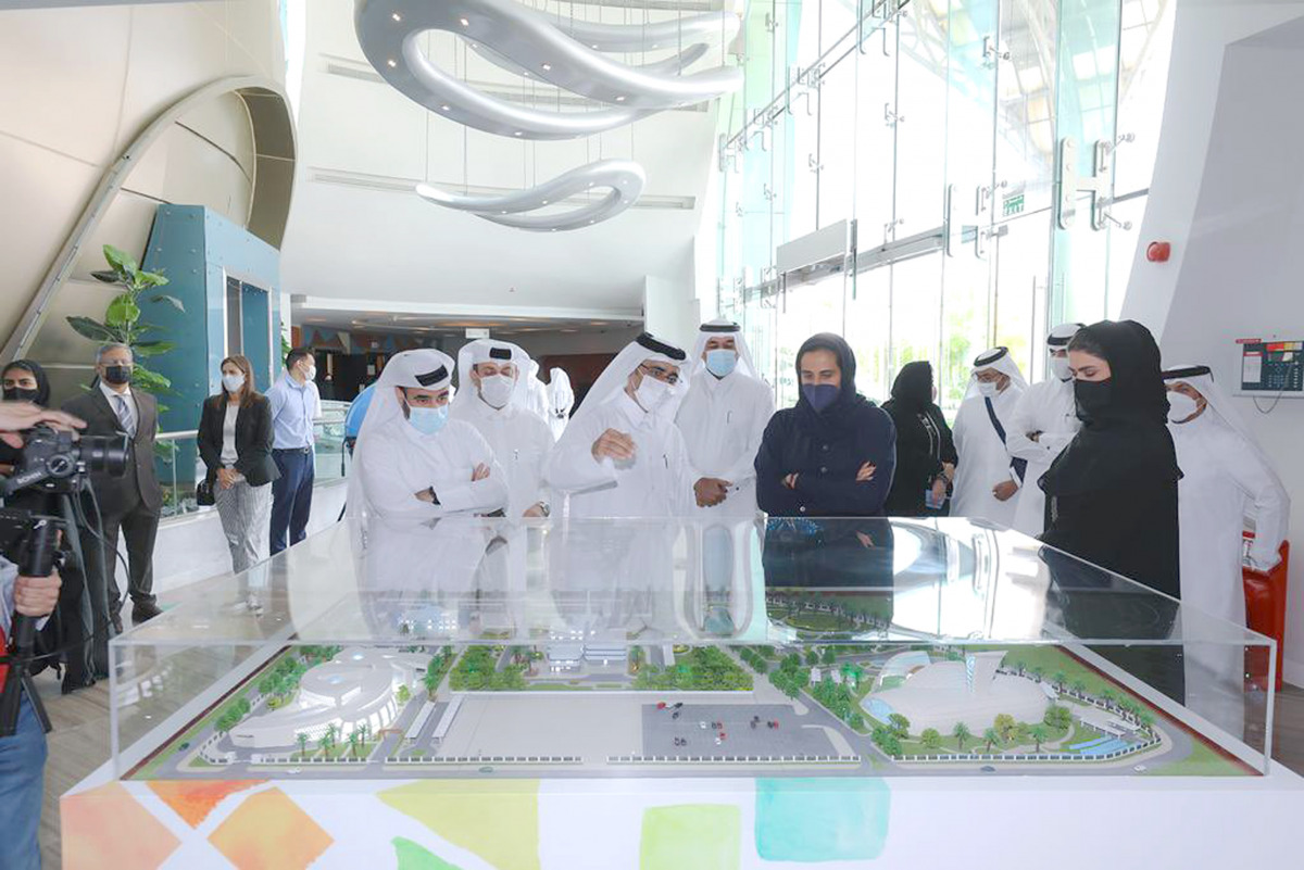 Sheikha Al Mayassa visits Kahramaa Awareness Park | The Peninsula Qatar