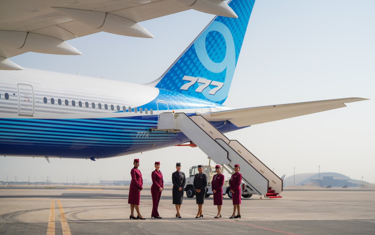 Qatar Airways welcomes first Boeing B777-9 Aircraft to Doha | The ...