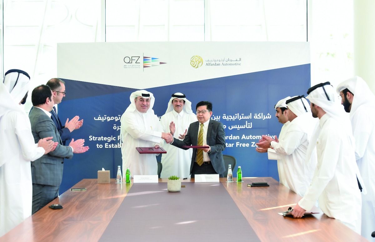 QFZA and Alfardan Automotive sign strategic partnership to establish ...