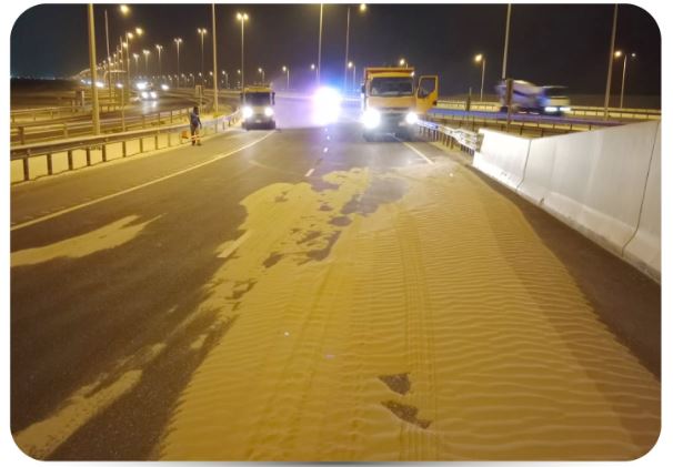 174 tonnes of accumulated mass of sand removed from various places in ...