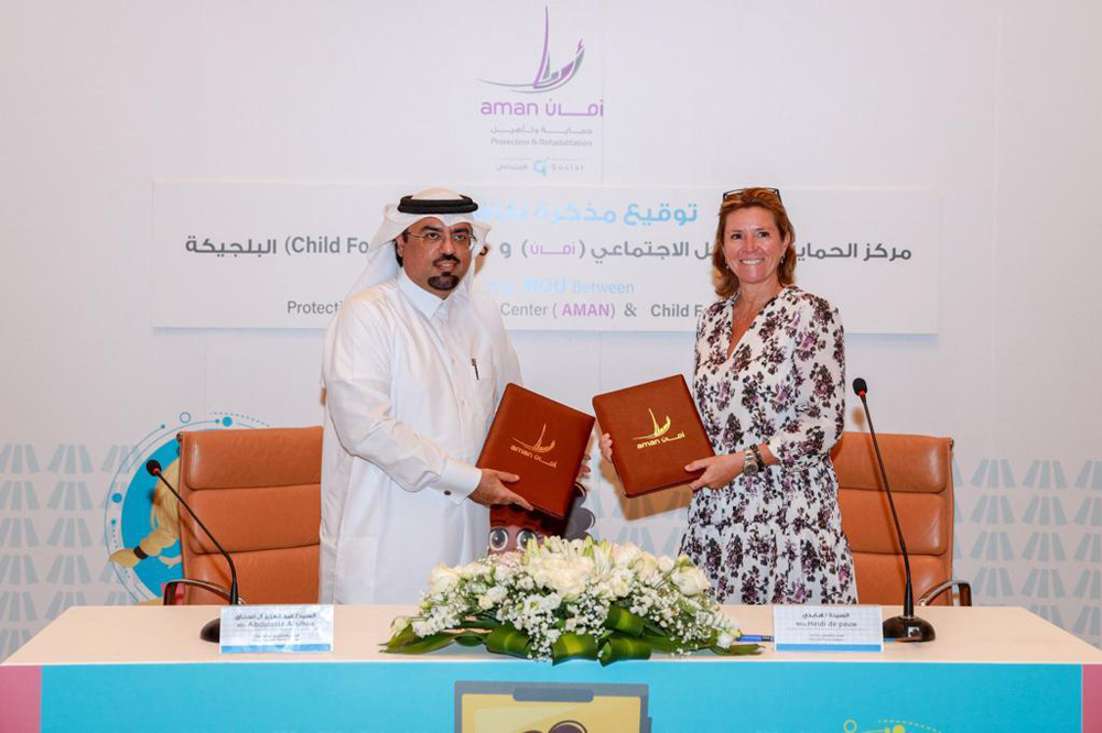 Aman Centre, Child Focus sign deal | The Peninsula Qatar