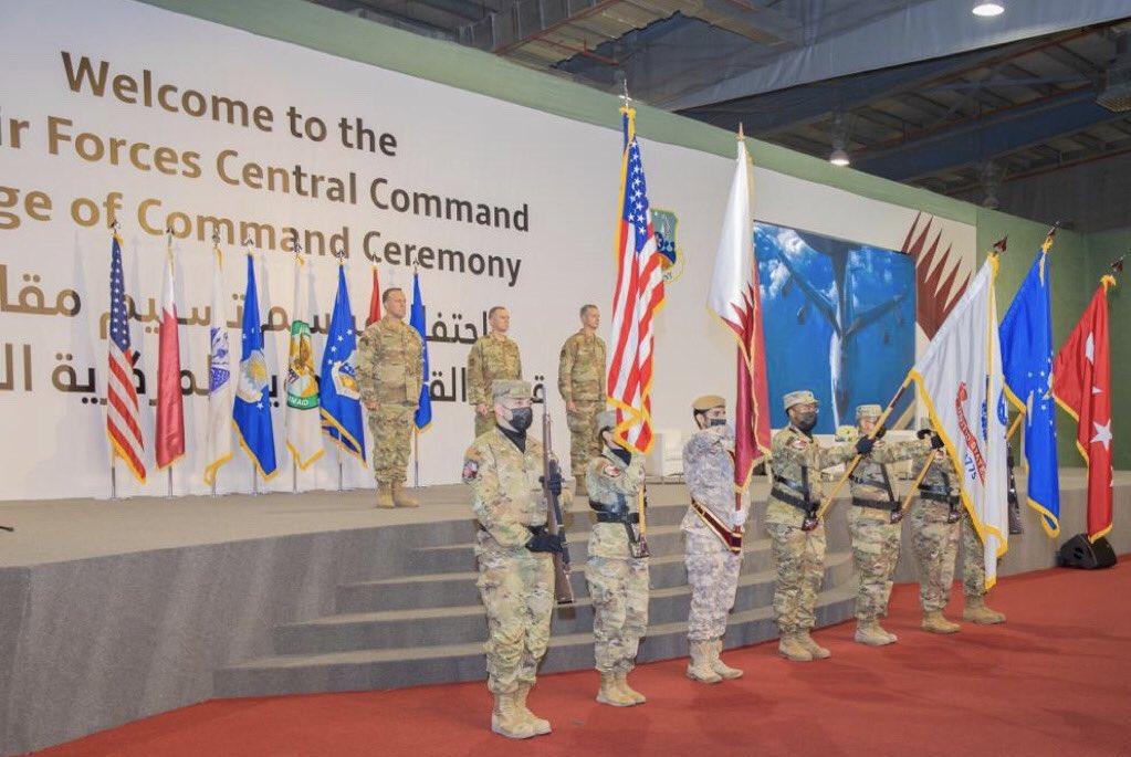 US Air Forces Central Command celebrates handover of its new leadership ...