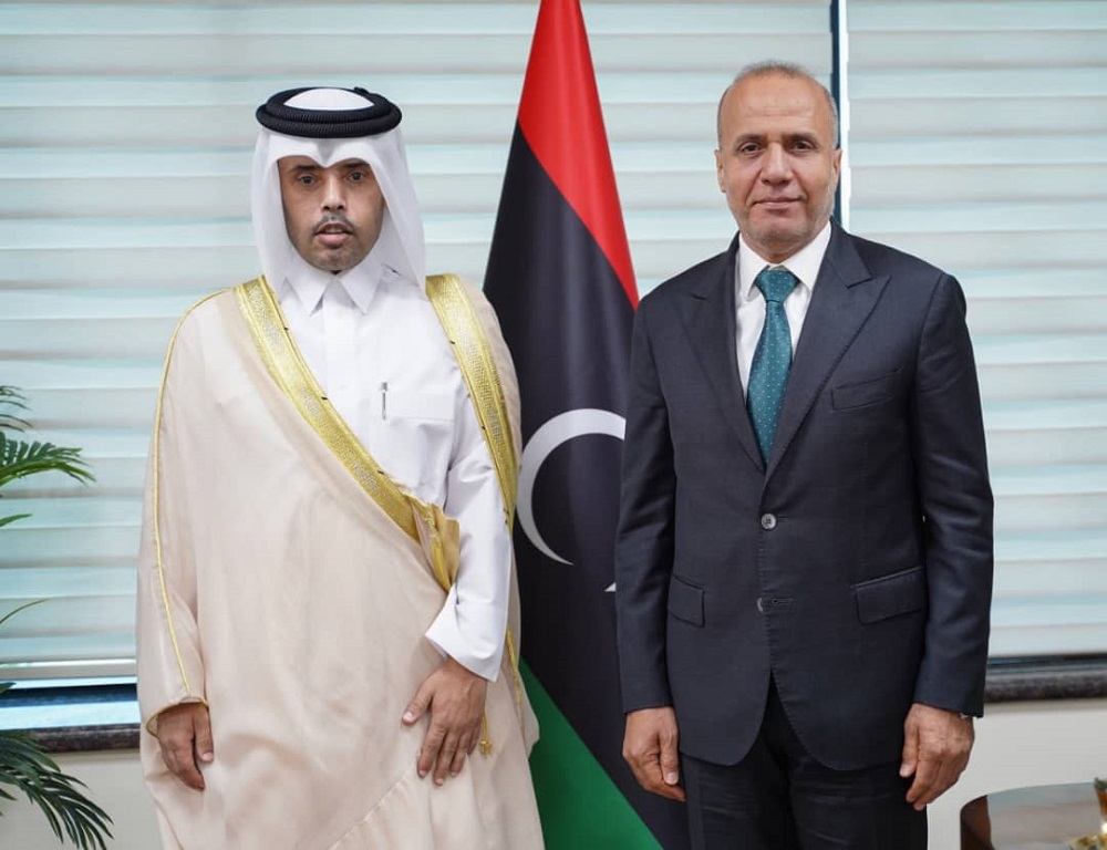 Vice-President of Libyan Presidential Council meets Ambassador of Qatar ...