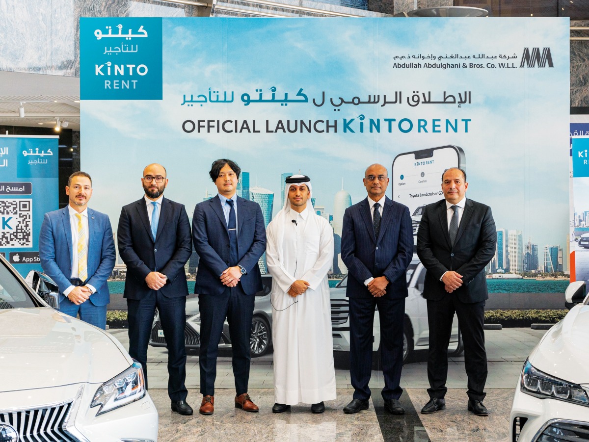 AAB launches Toyota's Kinto Rent in Qatar | The Peninsula Qatar
