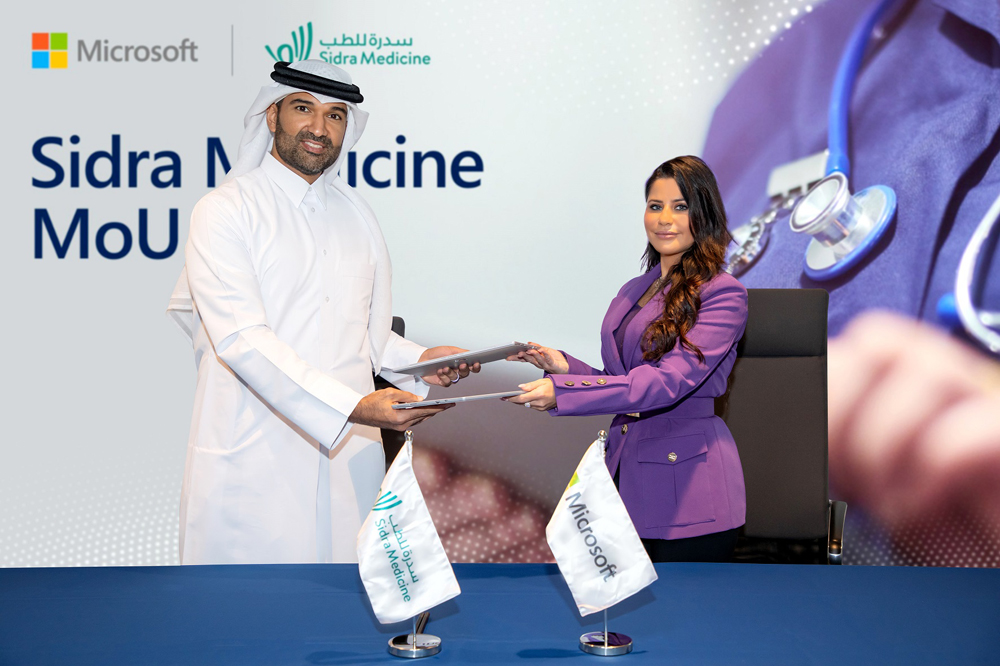 Microsoft signs pact with Sidra Medicine to facilitate digital ...