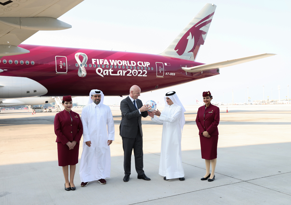 Qatar Airways, FIFA mark 20-day countdown to World Cup at HIA | The ...