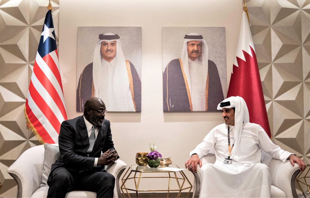 Amir meets President of Liberia | The Peninsula Qatar