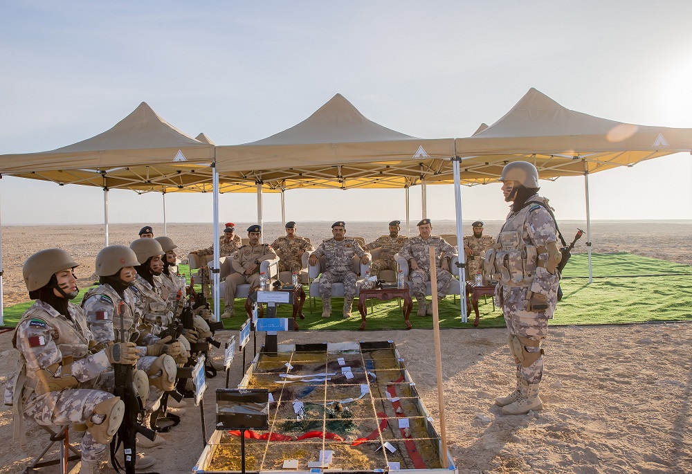 'Al-Mughirat 1' exercise for Al Zaeem Air Academy female officer cadets ...