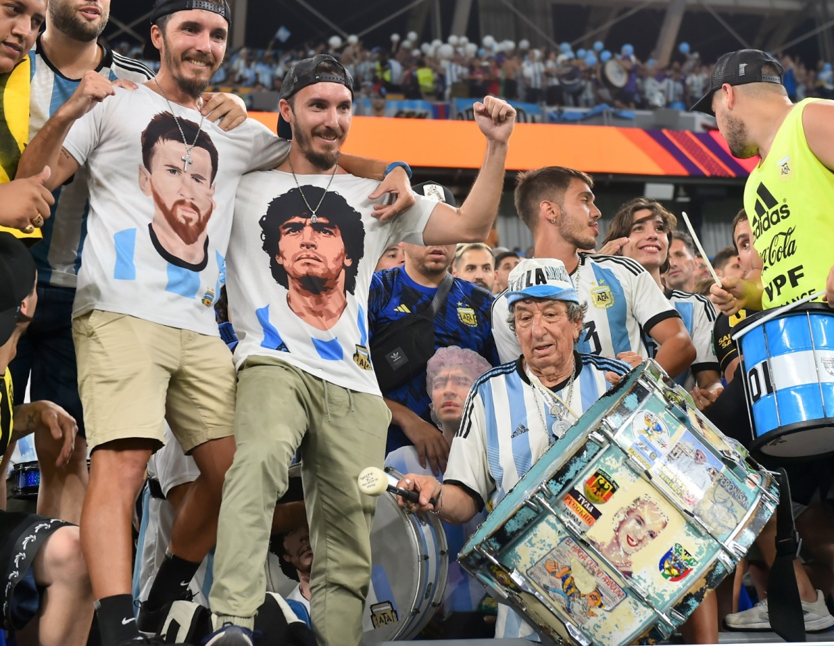Over 35,000 Argentinian fans have travelled to Qatar to support team at ...